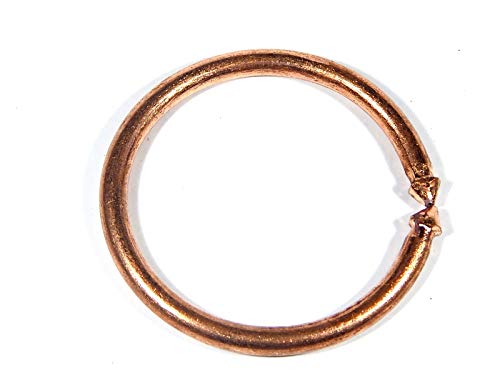 Buy Urancia® Brown Copper Bangle Tamba Free Size Kada with Astrological ...