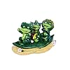 TIED RIBBONS Frog Figurine Showpiece for Fairy Tales Garden Lawn Patio ...