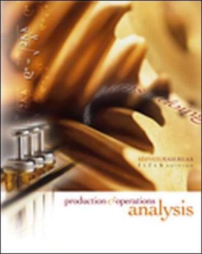 Buy Production and Operations Analysis Book Online at Low Prices in ...
