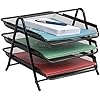 Amazon.com: Mind Reader 3-Tier Paper Tray, Desktop Organizer, File ...