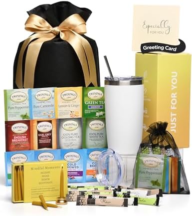 Amazon.com: Tea Lovers Gifts Basket - Gift Set Includes Candles ...