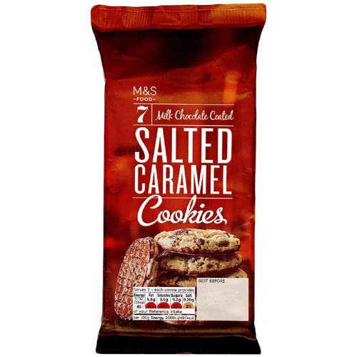 Amazon.com: Marks and Spencer Salted Caramel Cookies 175g : Grocery ...