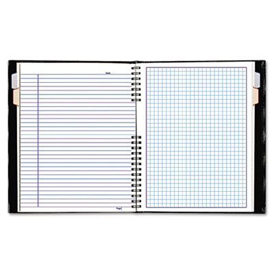 NotePro Quadrille Ruled Notebook, 9 1/4 x 7 1/4, White, 96 Sheets ...