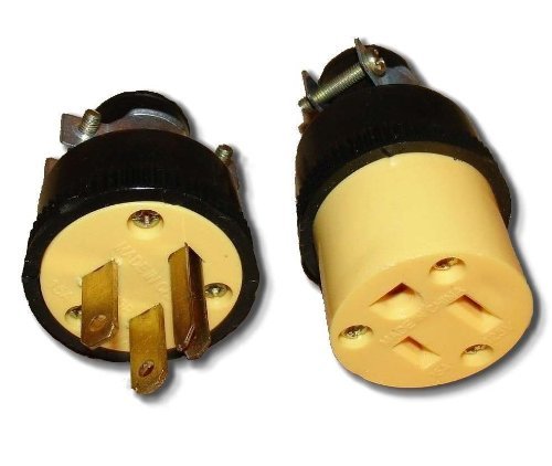 Wholesale 20 Pack Heavy-Duty Male & Female Electrical Plug Replacement ...