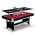 Hathaway Spartan 6' Pool Table, 72" L x 38" W x 31" H, Black, Billiard ...