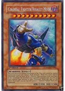 Amazon.com: Yu-Gi-Oh! - Colossal Fighter/Assault Mode CRMS-EN000 Secret ...