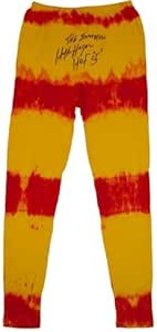 Hulk Hogan Signed Red & Yellow Tye Dye Wrestling Tights "The Immortal ...
