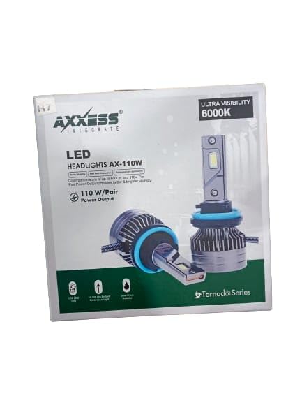 LED Headlight AXXESS AX-110w/Pair Car : Amazon.in: Car & Motorbike