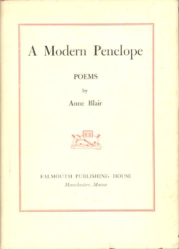 A modern Penelope,: Poems: Blair, Anne: Amazon.com: Books