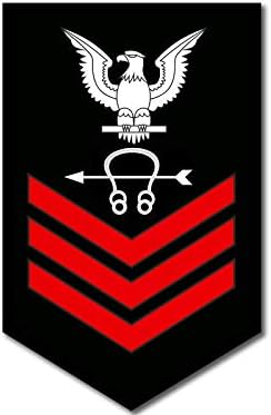 Amazon.com - US Navy Rank Sonar Technician First Class Insignia Sticker ...