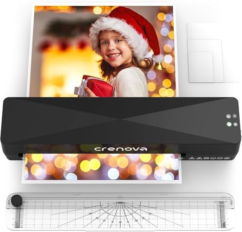 Qfun Plastifieuse A4, 4 en 1 Photo Machine à Plastifier Chaud et Froid ...