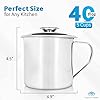 Amazon.com: Aulett Home Bacon Fat Container with Oil Strainer - 40 oz ...