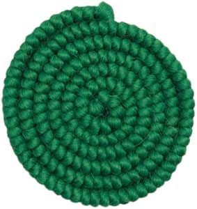 19 Bright Green Wool Crepe Fake Hair Make-Up Beard and Moustache 50cm ...