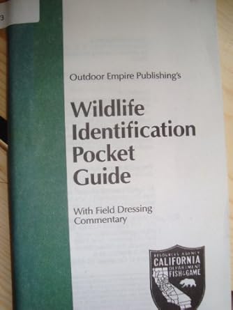 Wildlife Identification Pocket Guide: 9780916682491: Amazon.com: Books