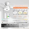 Amazon.com: Smart Wifi Flush Mount Ceiling Fan With Lights,Bluetooth ...