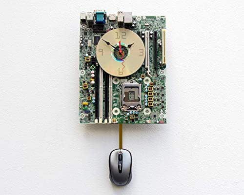 Amazon.com: Computer Motherboard Clock, PC, circuitboard, clock, gift ...