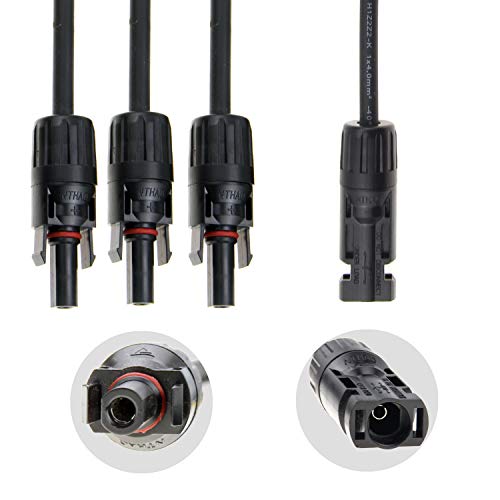 Snapklik.com : Solar Connector Y Branch 1 To 3 4-Way Connector Adapter ...
