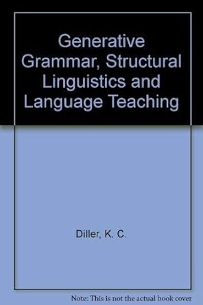 Amazon.com: Generative Grammar, Structural Linguistics, and Language ...