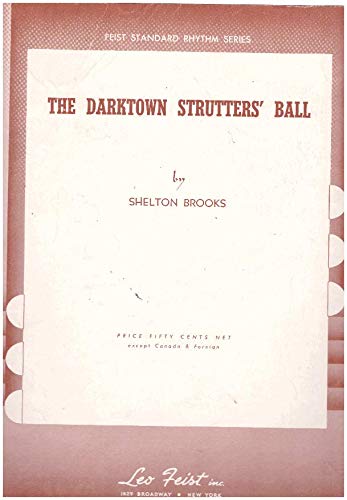 The Darktown Strutters' Ball - Voice, Piano, Chord Diagrams: Amazon.com ...