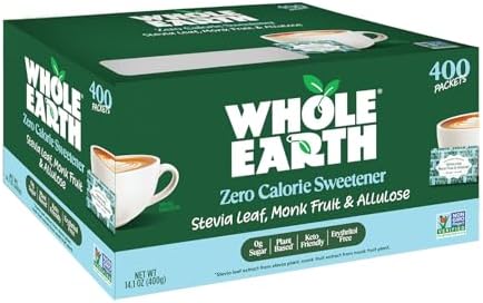 Amazon.com: Whole Earth Stevia & Monk Fruit with Allulose Sweetener ...