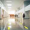 Yellow Arrow Floor Sticker 25 × 12.5 cm Self-Adhesive Directional Arrow ...