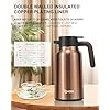 Amazon.com: Thermal Coffee Carafe 70 oz - 36 Hour Hot (Fullness of Carafe) Carafes for Hot ...