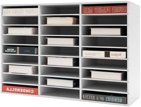 Amazon.com : LyeXD PVC Adjustable File Sorter Organizer Mail Center ...