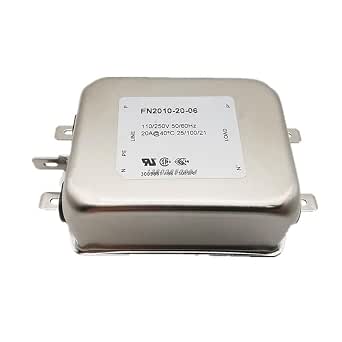 Einphasiger Netzfilter FN2010-20-06 20A Anti-Interferenz ...