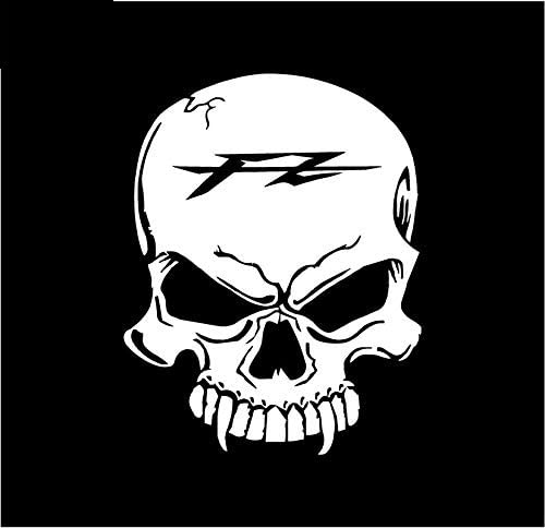 Buy ARWY® Yamaha Bike Skull Fz Logo Sticker for Mulgaurd Mask Tank ...
