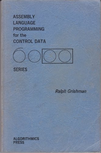 Assembly language programming for the control data 6000 series ...