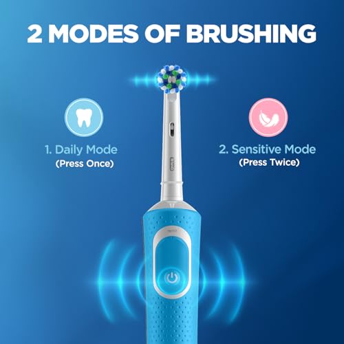 Oral B Vitality Rechargeable Rotating Electric Toothbrush for Adults, 2 ...