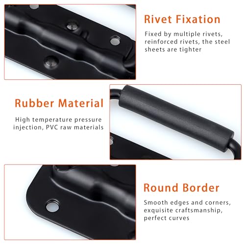 Roosea 2 Set Spring Loaded Chest Handle Spring Loaded Box Handle Box ...
