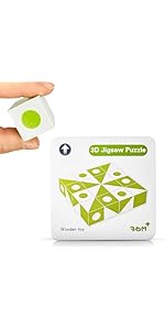 Amazon.com: PrfcNL IQ Test Blocks - 9 wooden cubes in white and red ...