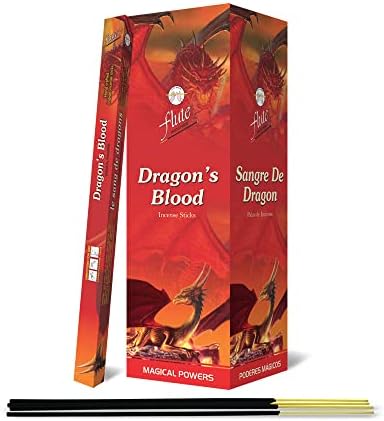 Amazon.com: Flute Dragon's Blood Incense Sticks | 9" Inch Agarbatti ...