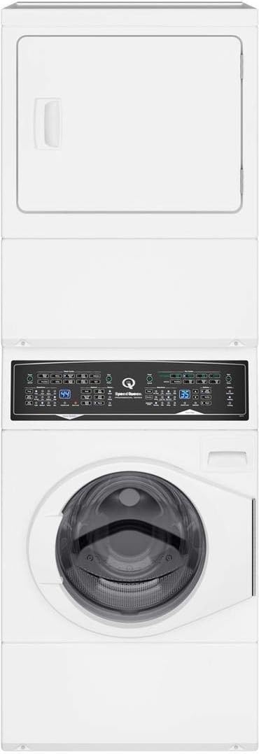 Amazon.com: Speed Queen SF7007WE Stacked Washer/Dryer Laundry Center ...