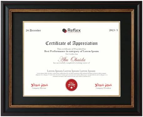 Amazon.com - LYIPFOL 8.5x11 Certificate Frame, Document Frame with ...