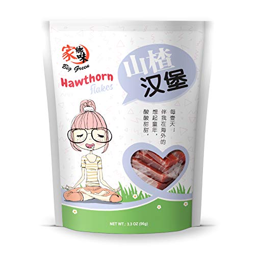 Amazon.com : Big Green- Hawthorn Berry Flakes, Sweet and Sour Snacks ...