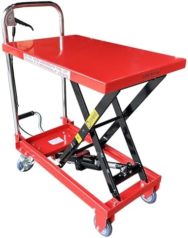 Amazon.com: WEIMILOR Hydraulic Lift Cart,Hydraulic Lift Table Cart ...