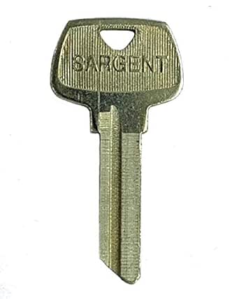 Amazon.com: Sargent 6 Pin Key Blank 6275 RK Keyway, Pkg of 10, Factory ...