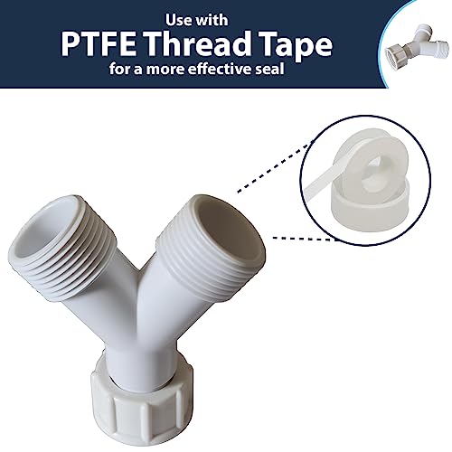 Washing Machine Y Piece Connector BSP 3/4 | Washing Machine Y Splitter ...