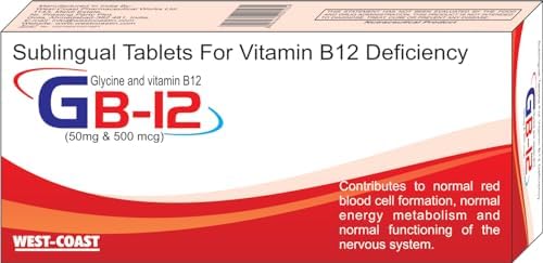 West-Coast GB-12 Tablet for Vitamin B12 Deficiency, antioxidant ...