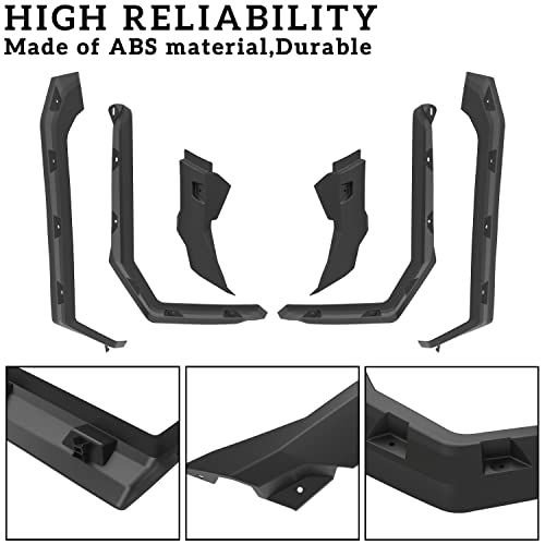 SAUTVS Lot de 6 bavettes garde-boue avant et arrière pour Can-Am ...