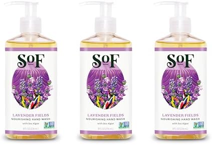 SoF Nourishing Hand Wash - With Moisturizing Sea Algae, Coconut & Olive ...