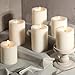 Amazon.com: White Pillar Candles - 2.8x3 inch Unscented Pillar Candle ...