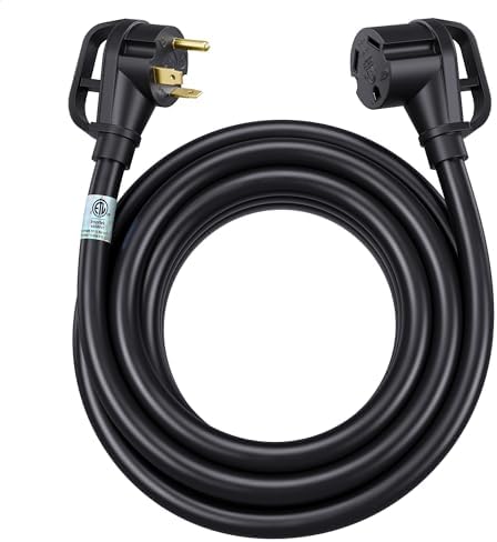 Amazon.com: VEVOR 30 Amp RV Extension Cord, 25 ft, Heavy Duty STW 10/3 ...