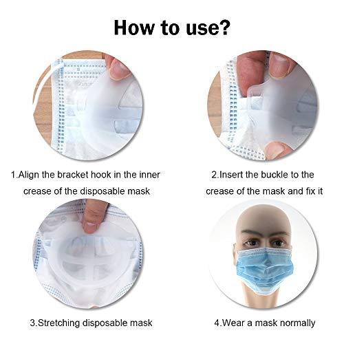 (56% OFF Deal) 3D Face Inner Bracket for Comfortable Breathing, Inner ...