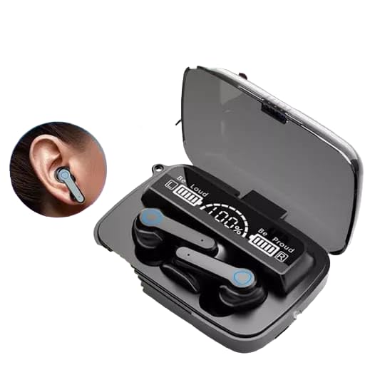 JBUDSAIR Plastic M19 Wireless Headfone (Black), True Wireless Stereo ...