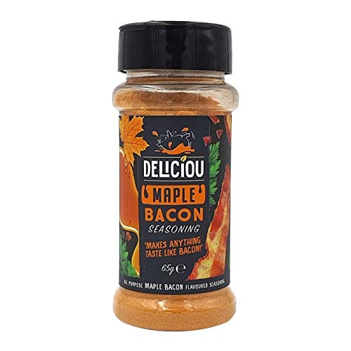 Amazon.com : Deliciou Vegan Bacon Seasoning Maple Gluten Free and ...