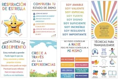 Amazon.com: Fun Express Color Your Own “All About Me” Spanish Posters ...