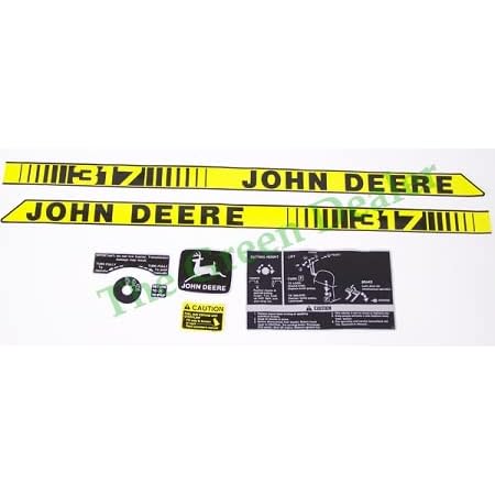 Amazon.com: John Deere 318 Tractor Decal Kit : Patio, Lawn & Garden